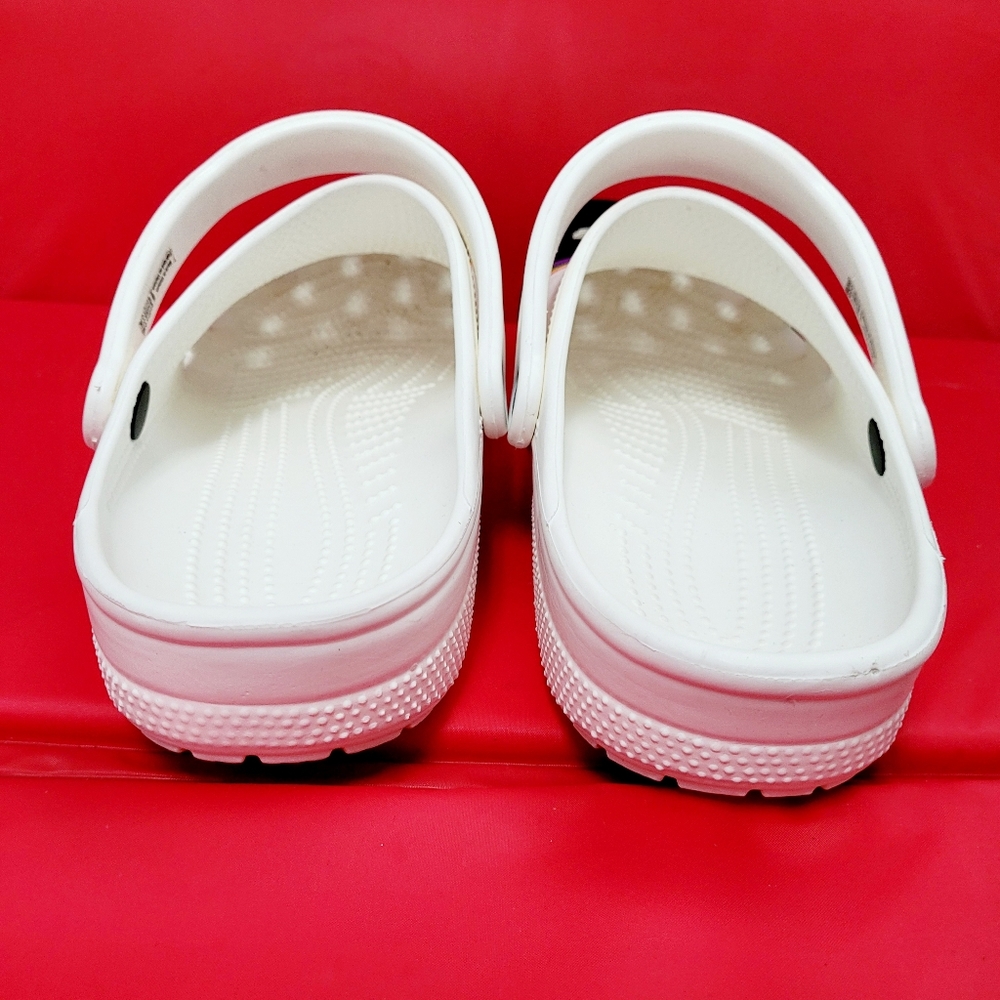 Crocs Rainbow Pride Black Toe Unisex Classic Clogs Si… - Gem